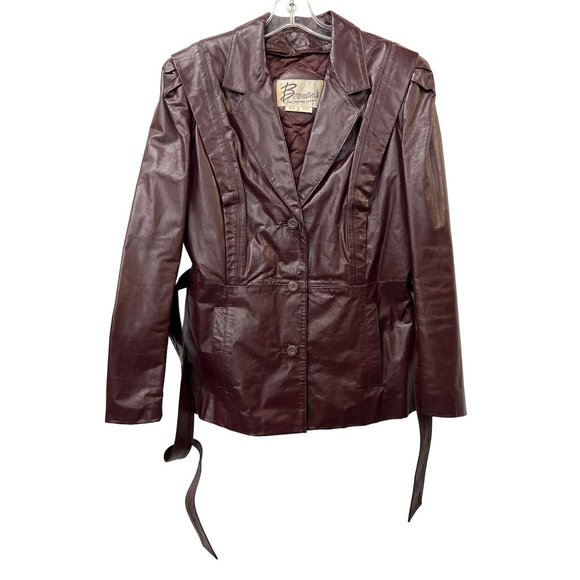 Berman’s | Jackets & Coats | Authentic Vintage Bermans The Leather ...